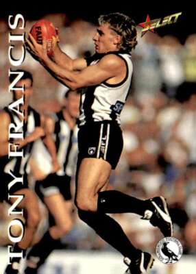 1995 AFL SELECT , TONY FRANCIS COMMON COLLINGWOOD | eBay Australia