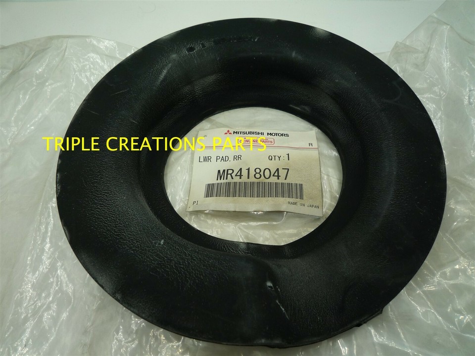 GENUINE OEM MITSUBISHI MR418047 PAD REAR SUSPENSION SPRING LOWER | eBay