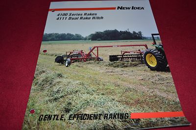 New Idea 4150 4160 4170 4152 4161 4171 Rake & Dual Hitc Dealer's ...