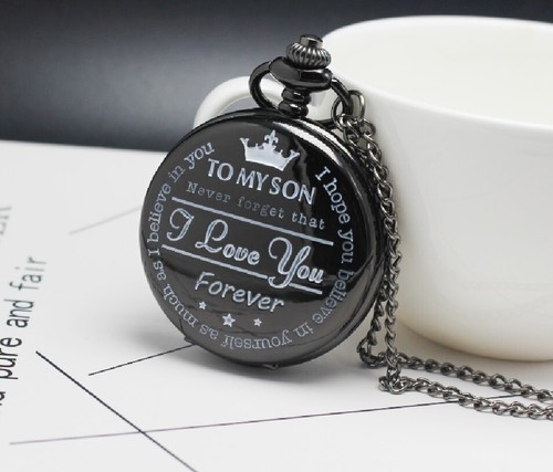 Family Forever Quartz Pocket Watch Inspirational Time Watch Family Gift ...