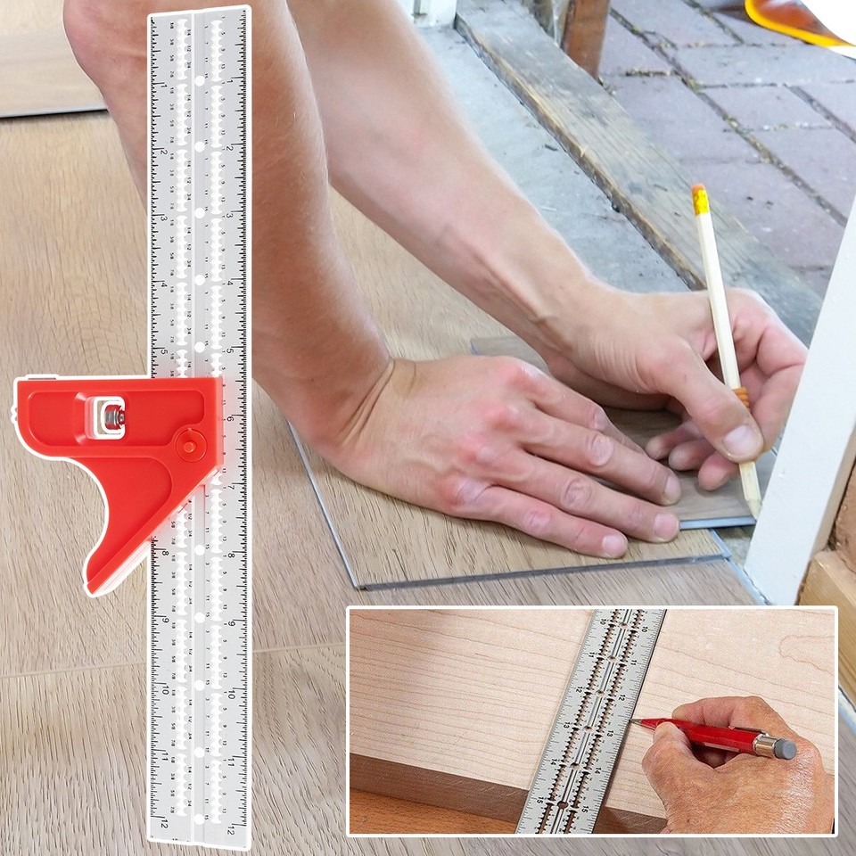 Combination Square 12/18 Inch T Type Square High Accuracy T Shape ...