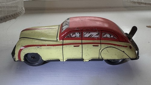 LOUIS MARX CLOCKWORK TINPLATE MOTORWAY CAR (Original) | eBay