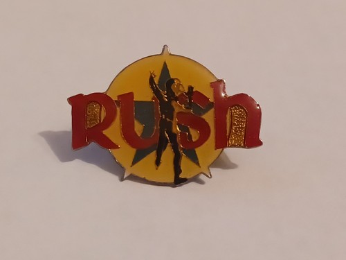 Vintage 1980's RUSH enamel pin 2112 button cloisonne enamel Starman ...