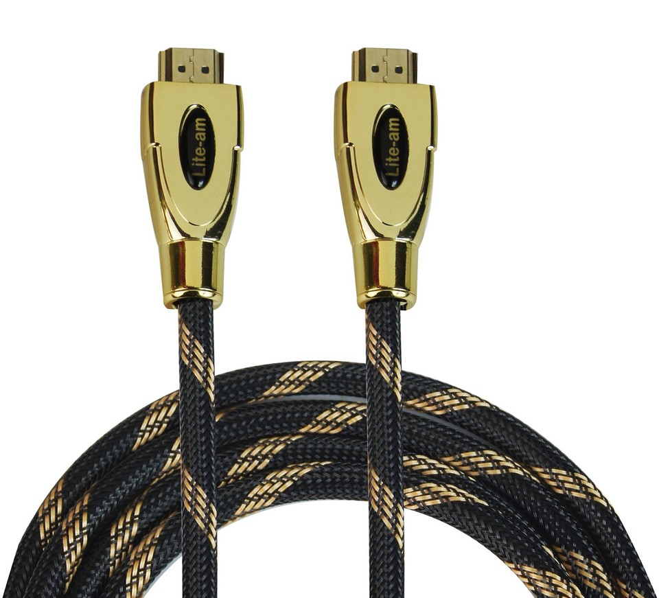 Premium 4K Braided HDMI Cable Gold Plated 1m-10m For Dell P2219H (2019 ...