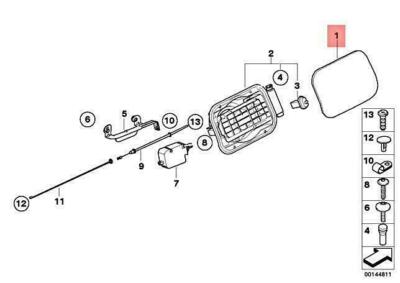 BMW E60 E61 520D 520I 523I 525D 525I FILL-IN FLAP PRIMED 51177034281 NO ...