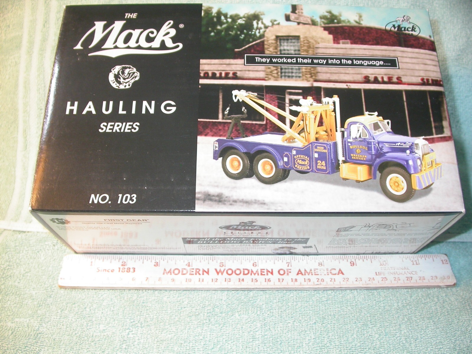 First Gear Mack Hauling Series No 103 1960 B-61 Tow Truck 19-2241 ...