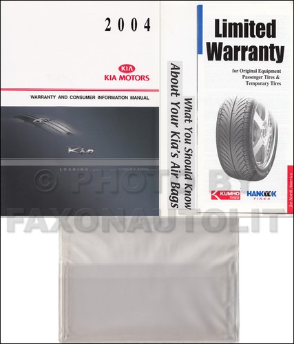 NEW 2004 Kia Rio Owners Manual Package Owner Guide OEM owner guide Book ...