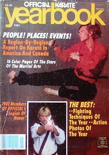 1981 OFFICIAL KARATE YEARBOOK TOKEY HILL JEFF SMITH GEORGE MINSHEW ...