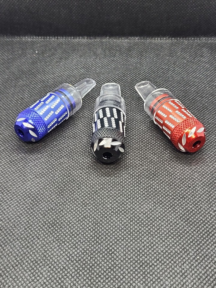 3 Sneak a Toke Metal Bullet Smoking Pipes Tobacco One Hitter Pipe w ...