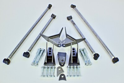 TRIANGULATED 4 BAR REAR END KIT UNIVERSAL PLAIN STEEL ENGINEER ...