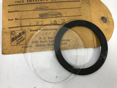 Genuine Binks 83-2052 Glass Lens and Gasket Replacement Kit | eBay