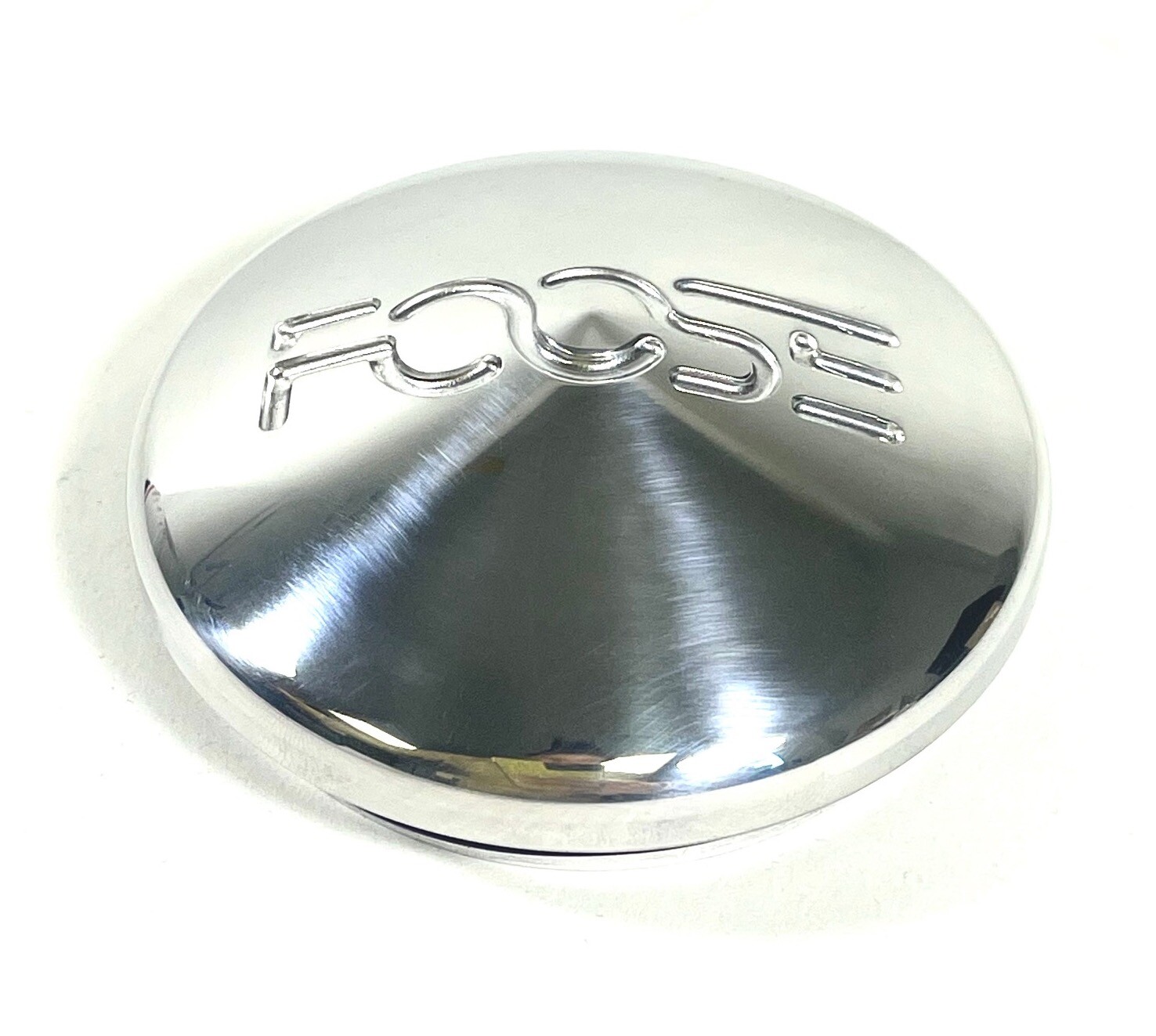 Foose Chrome Wheel Center Hub Cap 2-7/16" Snap-In 5x4.75 5x120.65 F201 ...