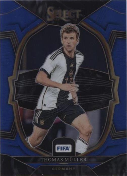 2022-23 Panini Select FIFA - Terrace Thomas Muller #22 Blue Prizm for ...