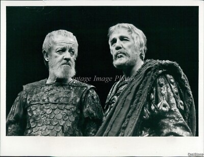 1980 William Hutt And Actor Performing As Romans In Shakespeare Play ...