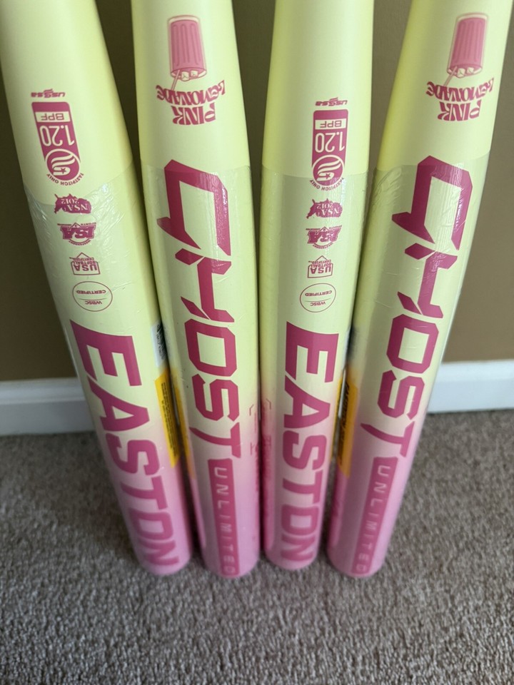 2025 Easton Ghost Unlimited Pink Lemonade NIW with Warranty 33/23 -10 ...