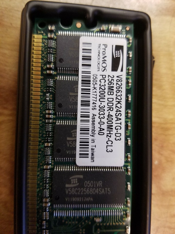 Promos Technologies 256mb Ddr-400mhz-cl3 Pc3200u RAM Desktop Memory | eBay