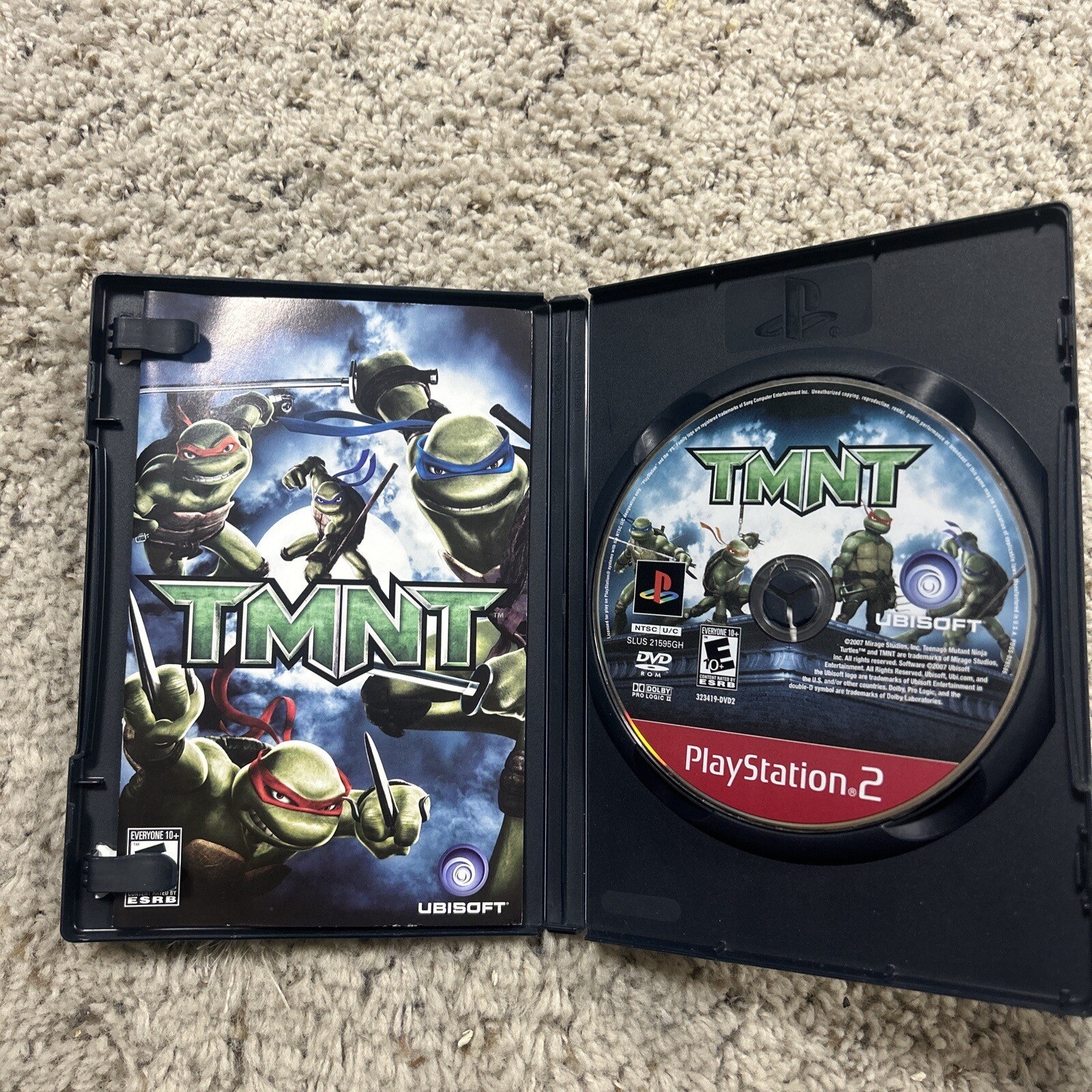TMNT (Sony PlayStation 2 PS2 2007) Greatest Hits Complete in Box CIB ...