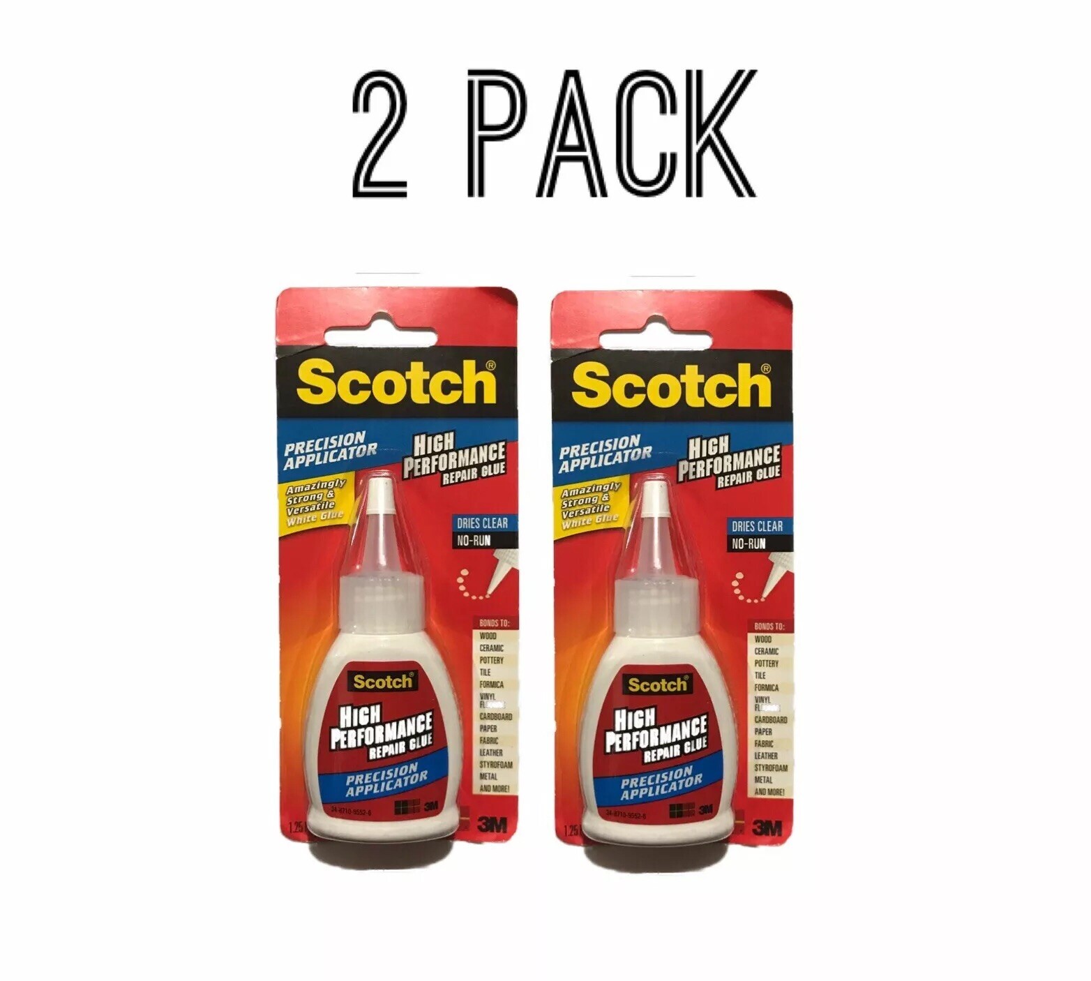 3m Super Glue Liquid, Precision Applicator, 1.25 Oz, Clear 2 Pack | eBay