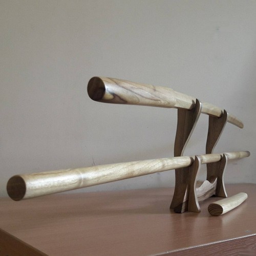 A set of wooden weapons for aikido - Daito, Jo,Tanto - Robinia wood | eBay