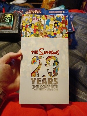 The Simpsons 20 Years Edition DVD Twentieth Season 4-Disc Set Slipcover ...