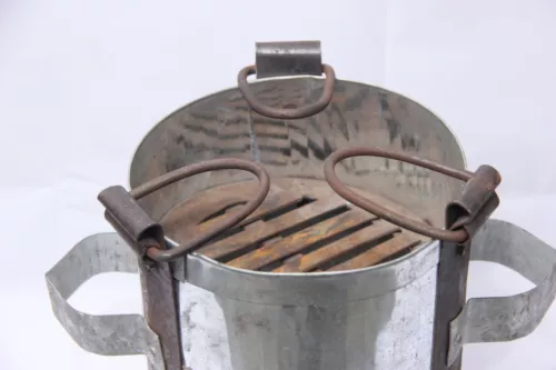 Vntg Style Cooking Heating Forged Iron Sigdi Sigri Stove Wood Burning ...