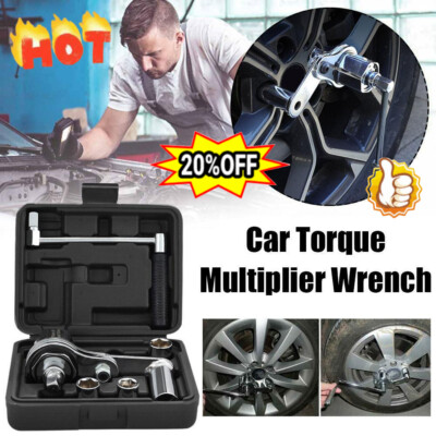 1 Set Car Torque Multiplier Wrench Labor Saving Spanner Lug Nut Lugnuts ...