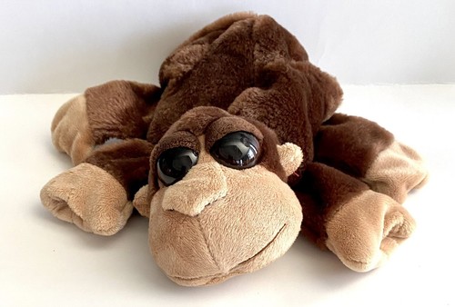 Monkey Caltoy Plush Puppet Soft Brown Tan Big Eyes Plush 10" | eBay