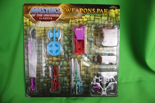 Masters of the Universe Classics WEAPONS PAK BATTLEGROUND Matty Motu ...