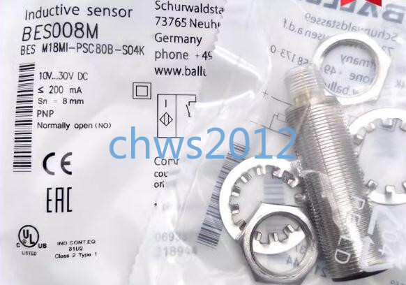1 PCS NEW BALLUFF BES008M proximity switch sensor BES M18MI-PSC80B-S04K ...