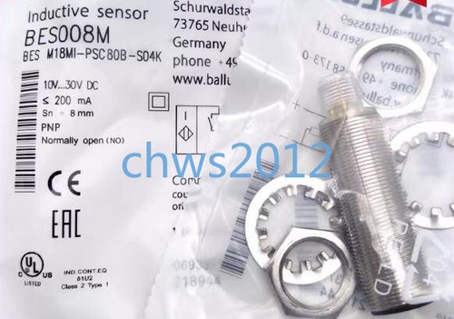 1 PCS NEW BALLUFF BES008M proximity switch sensor BES M18MI-PSC80B-S04K ...