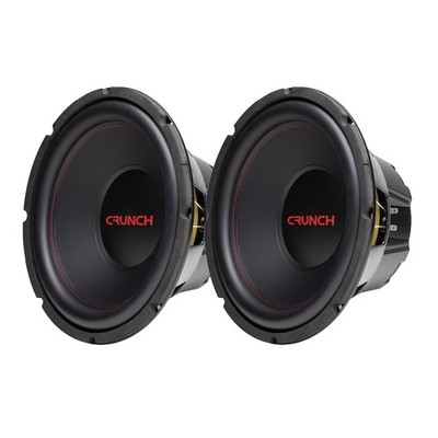 Crunch CRW12D4 12 Inch MAX 4 Ohm Dual Voice Coil Car Subwoofer Speakers ...