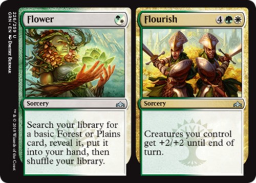 Flower // Flourish - Guilds of Ravnica #226/259 MTG Magic The Gathering ...