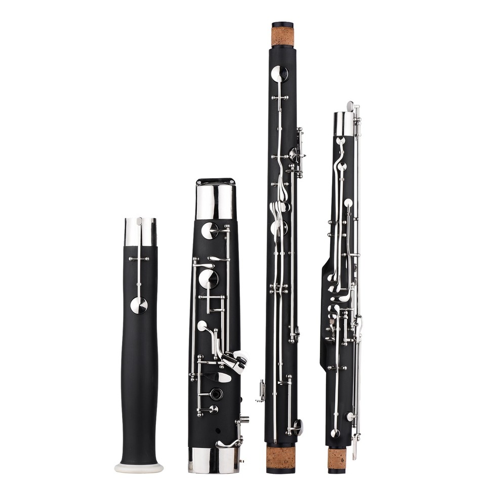 Synthetic Wood Bassoon C Key Woodwind Instrument W/ Carry Case ...