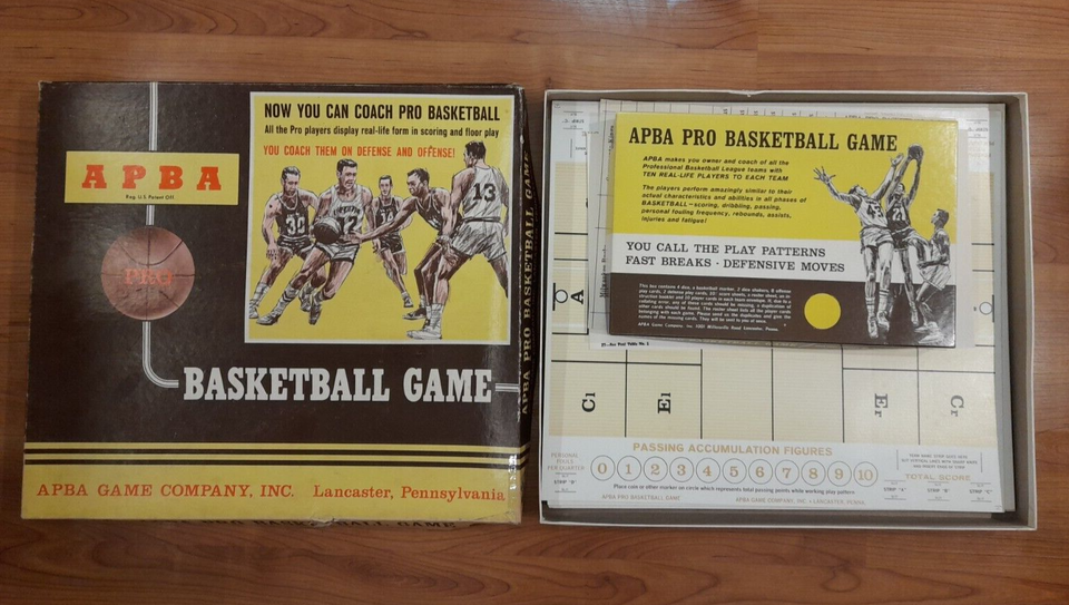 VTG Original APBA Pro Basketball Game in Box GAME COMPANY, INC ...