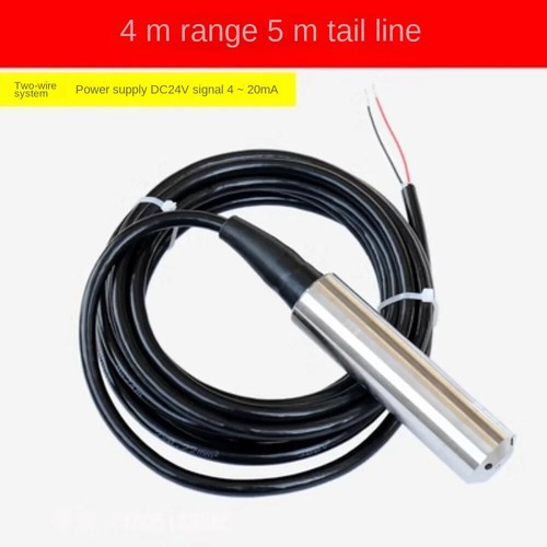 IP68 Submersible Water Level Sensor 2m 3m 5m Range 4-20mA 1-5V Output ...