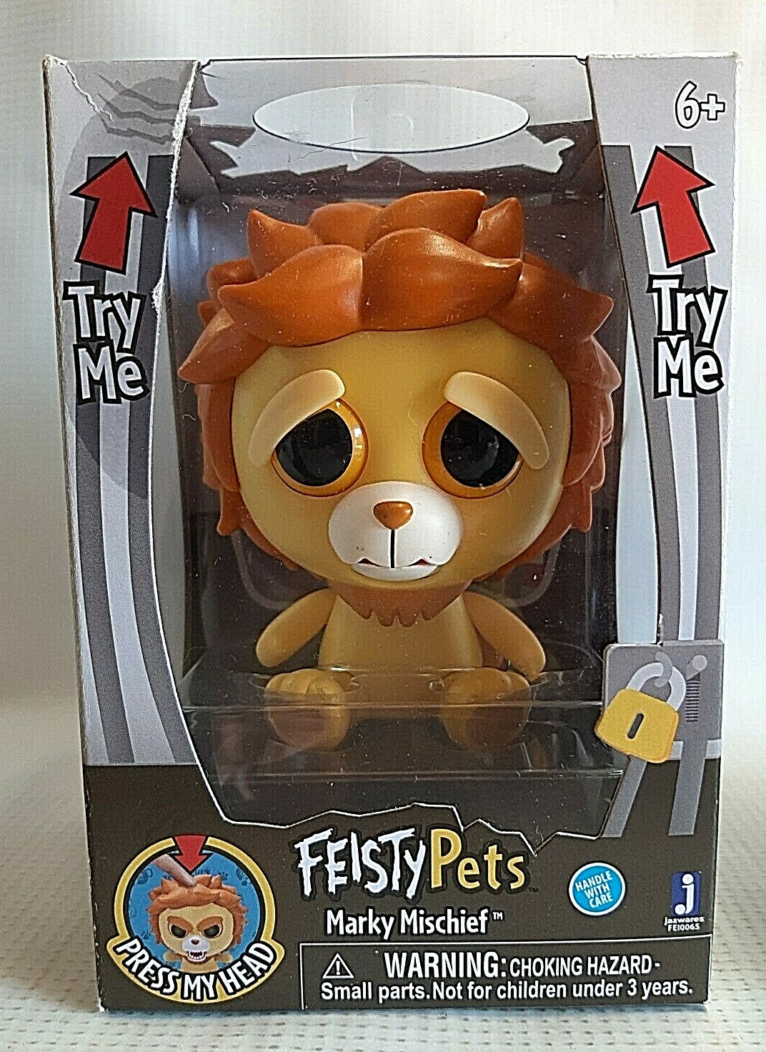 Feisty Pets Marky Mischief Bruno Bittersweet TWO Face Changing 4 ...
