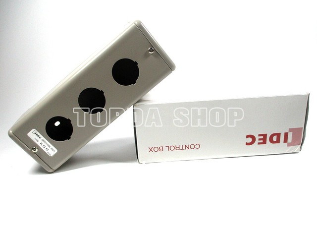 1PC Electric control box metal button box KGN311Y 3 holes 30mm for sale ...
