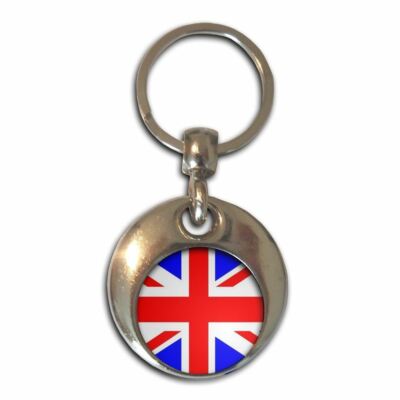 Union Jack UK Flag Round Metal Key Ring (37mm x 37mm) | eBay UK
