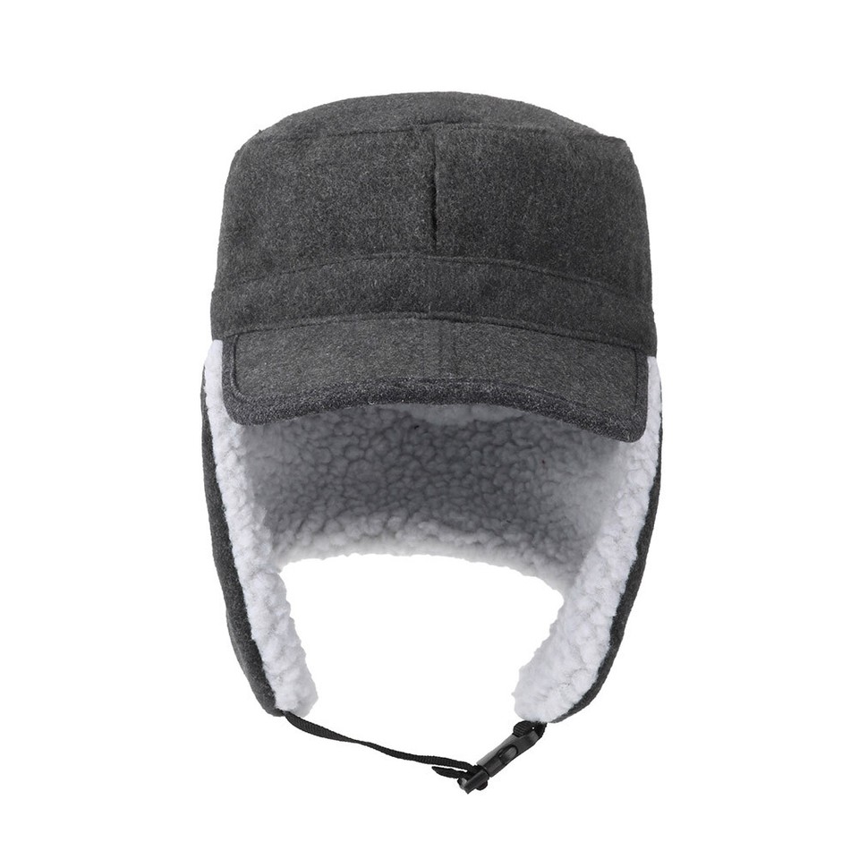 Winter Wool Army Military Cadet Flat Radar Hat for Men Women Outside ...