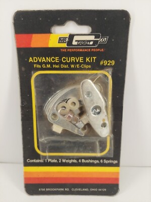 Mr Gasket #929 Advance Curve Kit, Fits G.M. Hei Dist. W/E-Clips | eBay