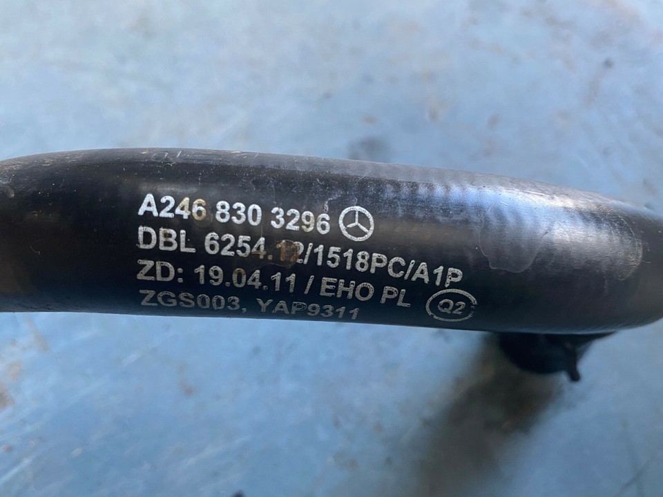 A2468303296 Mercedes W176 W246 A B Class pipe hose tube engine water ...