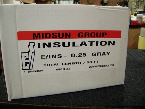 Midsun Group Split Line Hose Gray Silicone Rubber 1/4" ID 50 Ft E/INS-0.25 New | eBay