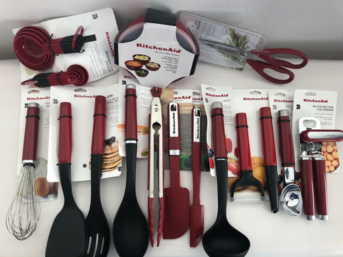 New KitchenAid Empire Red 30 Utensils Gadgets | eBay