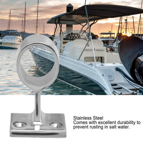 Boat Hand Rail Base 316 Stainless Steel Handrail Fitting 60 Degree ...