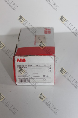 ABB, 2CDS 272 001 R0161, Miniature Circuit Breaker 2 Pole 16a 16 Amp 2p ...