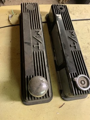 Rare vintage MT Valve covers Forward Slash Mickey Thompson M/T SBC ...