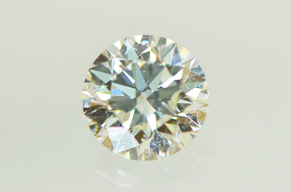 Round Cut Diamond Real 100% Natural Loose K Color VS2 0.53 Carat HRD ...