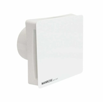 MANROSE QF100TX5OP Conceal X5 Quiet Extractor Fan 100mm with Timer ...