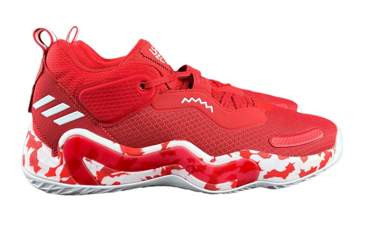 Size 10 - adidas D.O.N. Issue #3 Paint Smudge - Team Power Red for sale ...