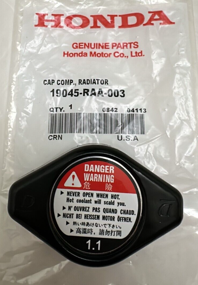 GENUINE OEM Cooling Radiator Cap For Acura HONDA 19045-RAA-003 | eBay